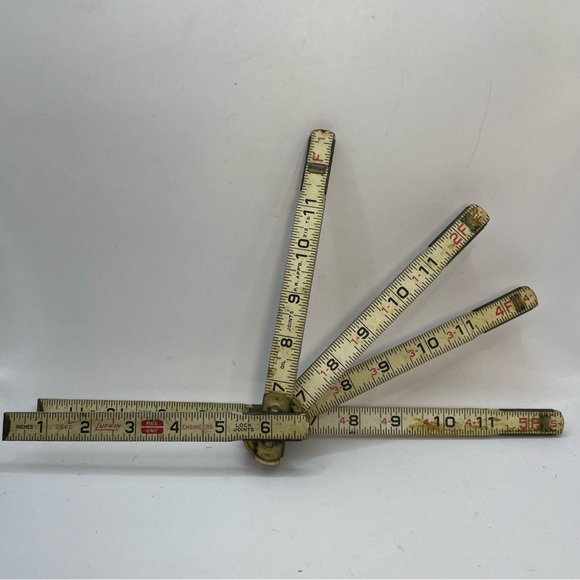 LUFKIN | Other | Vintage Lufkin Red End Engineers 6 Foot Wood Folding ...